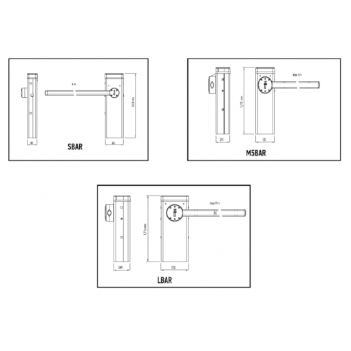 Nice M5 5 BAR KIT 5 metre Otopark Bariyeri | Asroyal Yapı Otomasyon ...