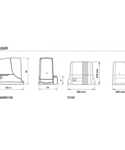 Nice Thor 1500 Kit Yana Kayar Kapı Motoru | Asroyal Yapı Otomasyon ...