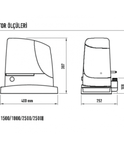 Nice Run 1500 – Kit Yana Kayar Kapı Motoru | Asroyal Yapı Otomasyon ...